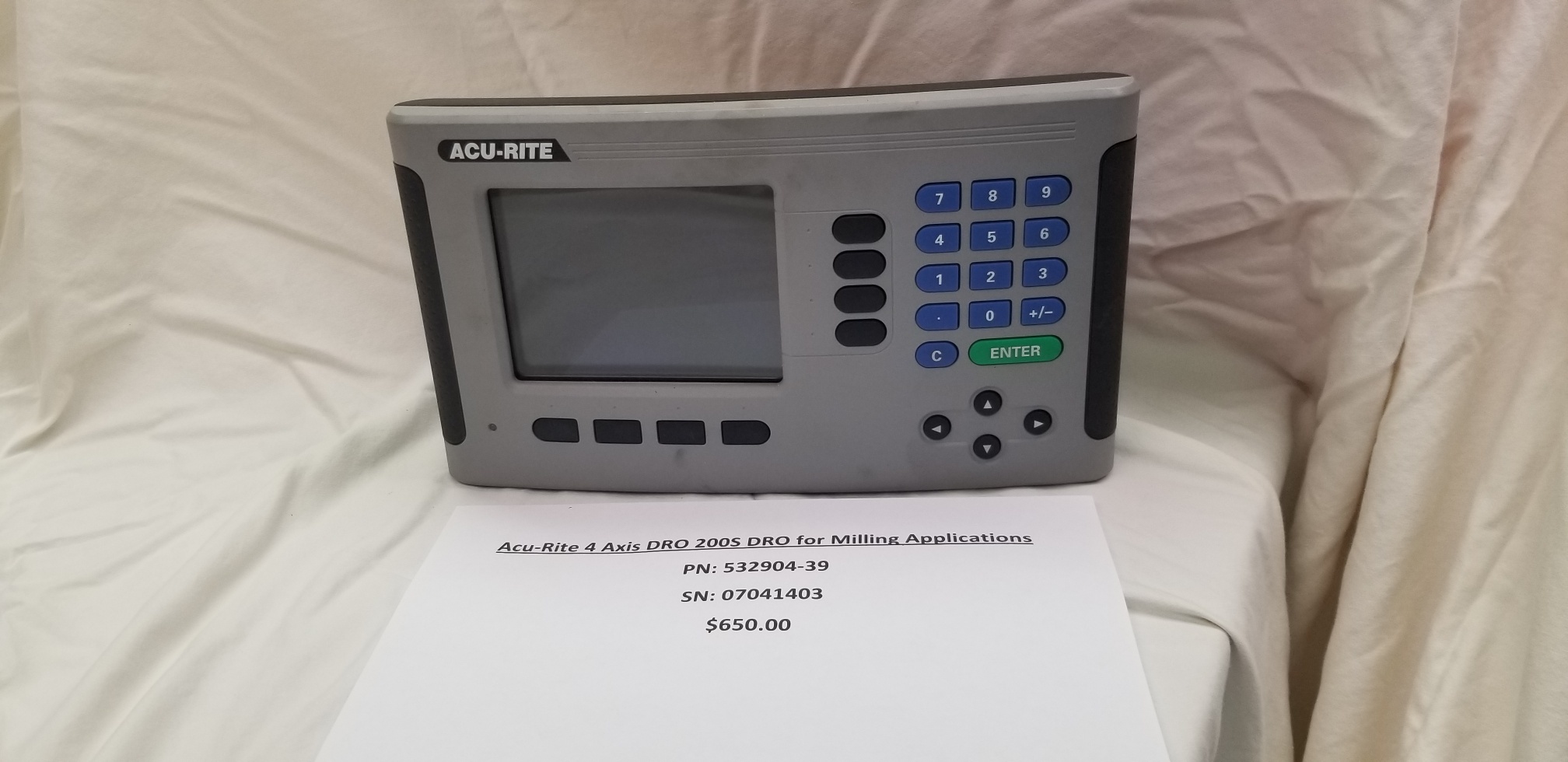 Used DRO's, Scales & CNC Parts | RLA Machine & Tool Sales, Inc