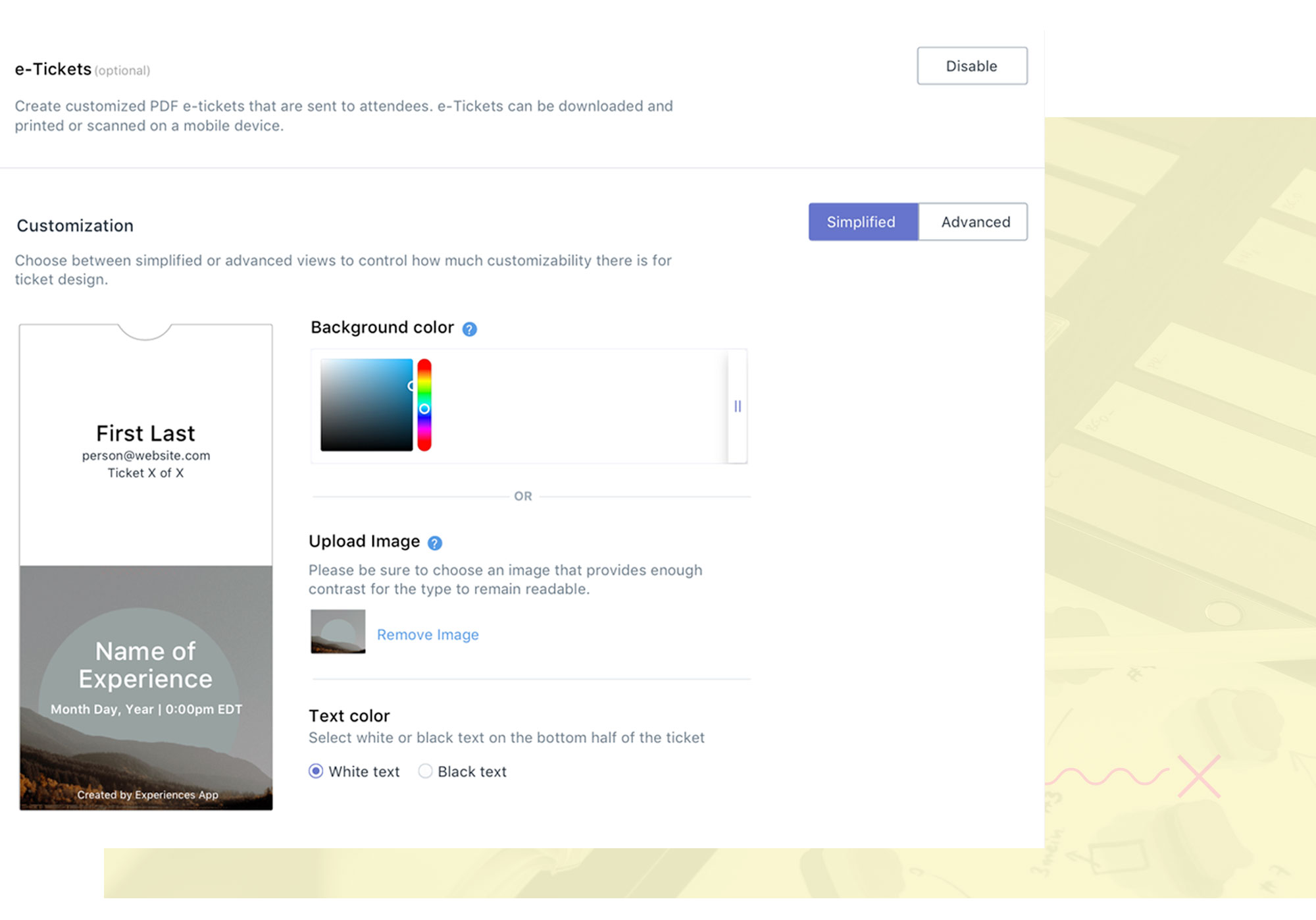 Experiences App — Start selling your experiences