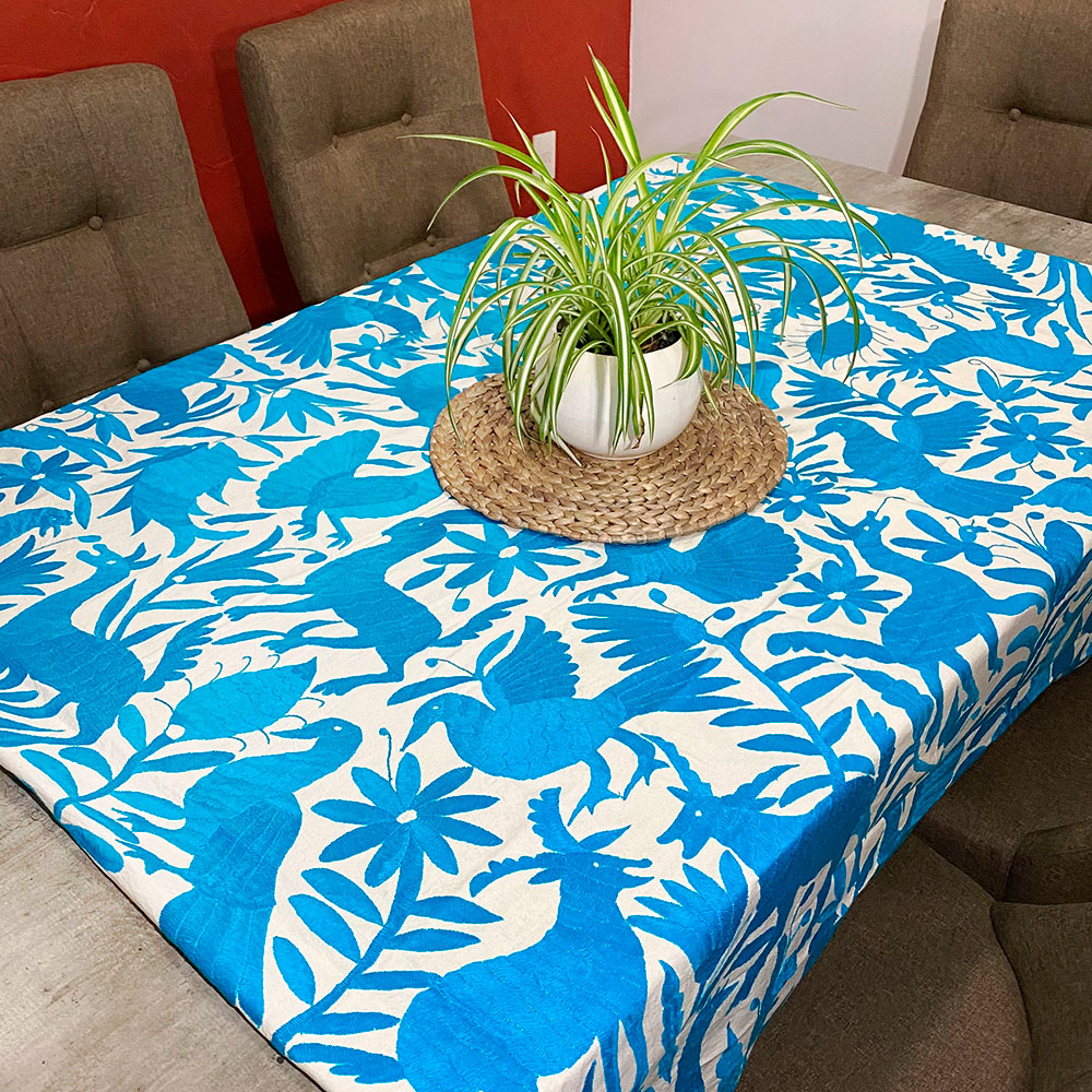 Pieza cuadrada color azul, Decoración y hogar