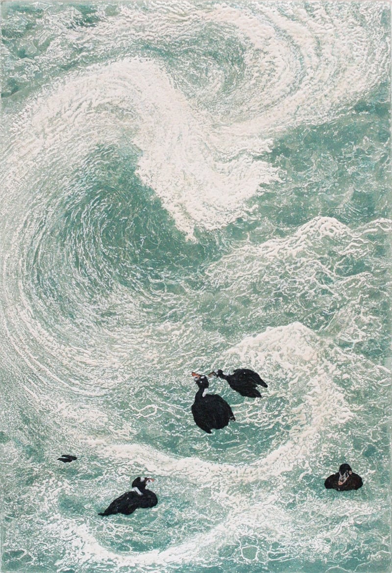Janet Turner - Surf Scoters, 1971 - Jody Klotz Fine Art