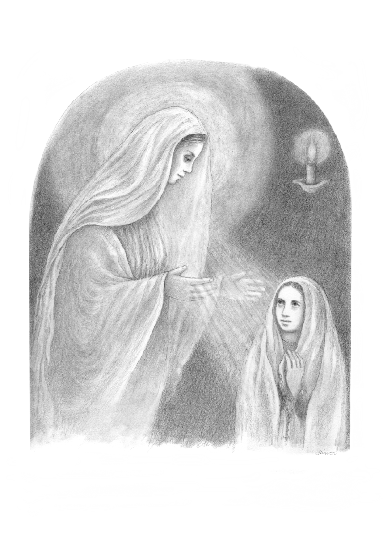 The Apparitions | Lourdes Pilgrimage | Arundel & Brighton Diocese