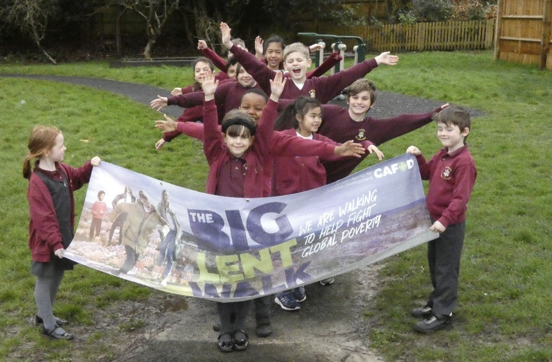 Pupils walked 2,003 km for CAFOD, raising funds to fight climate crisis ...