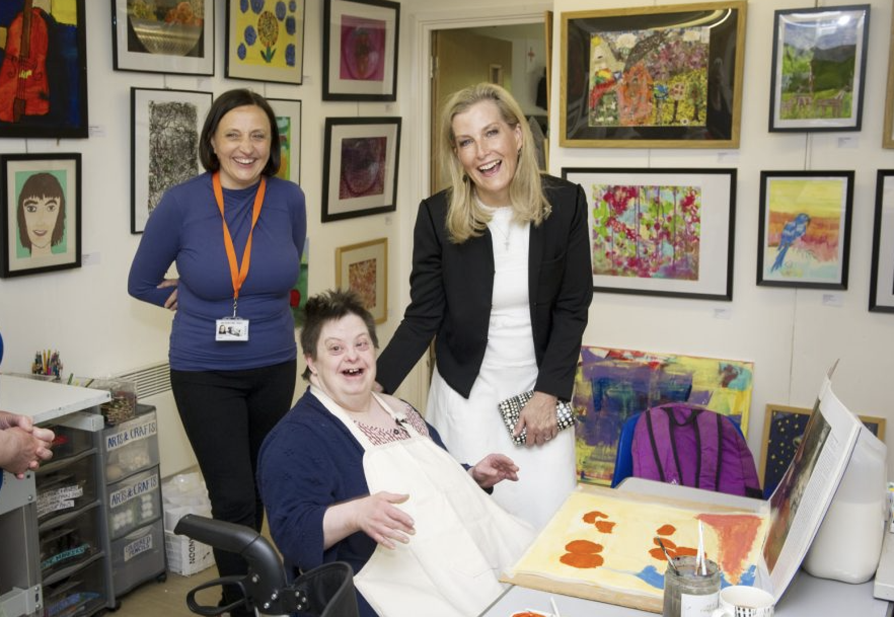 HRH The Duchess of Edinburgh met students, staff and volunteers. | News