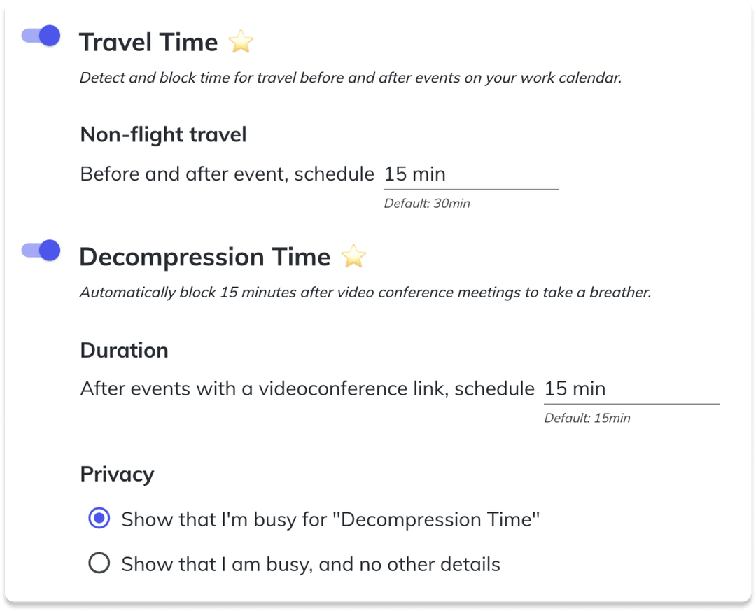 Buffer Time - Block Time Between Meetings | Reclaim