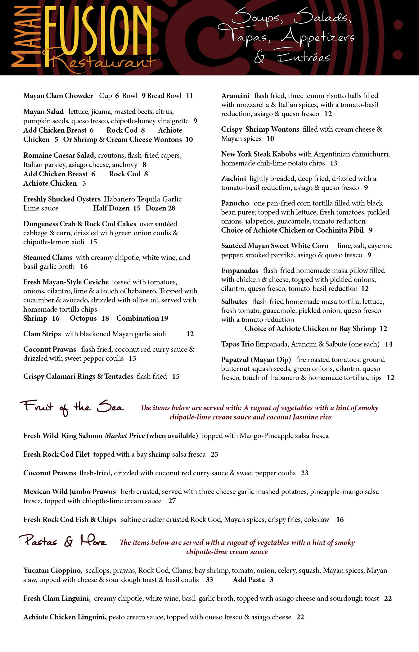 The best of Californian produce, meats, and seafood. Featuring a fusion ...