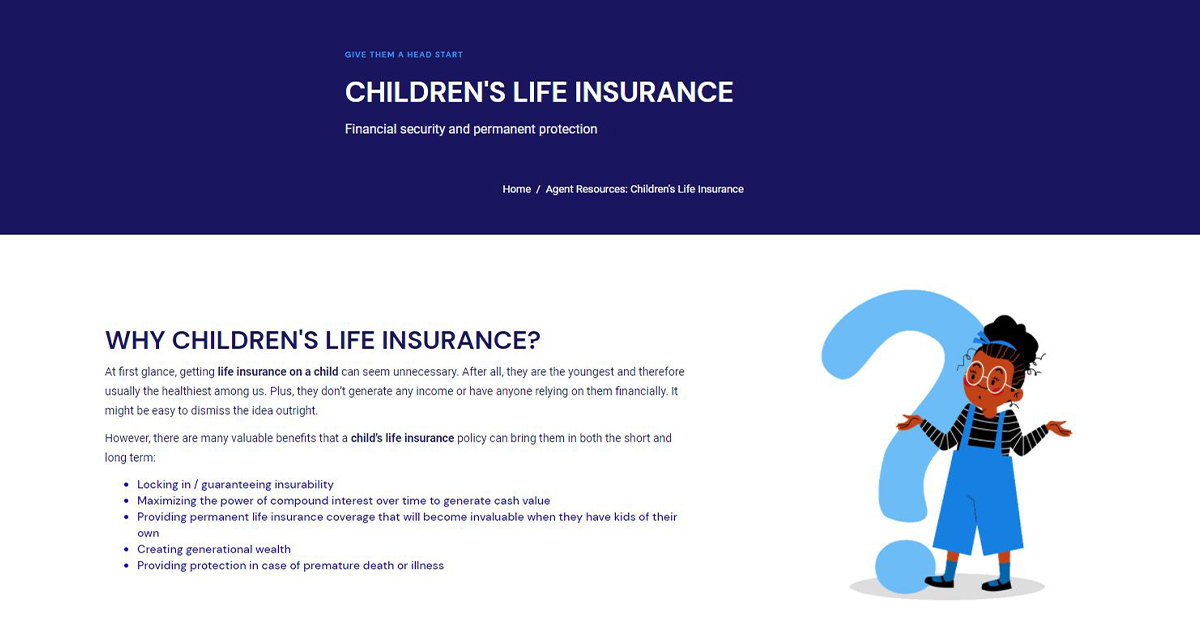 Children's Life Insurance | Alliance Group