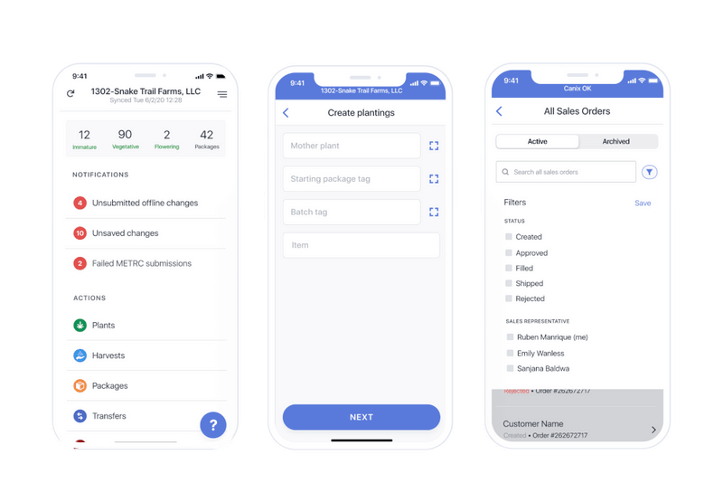 Canix | Cannabis ERP and Seed-to-Sale Software