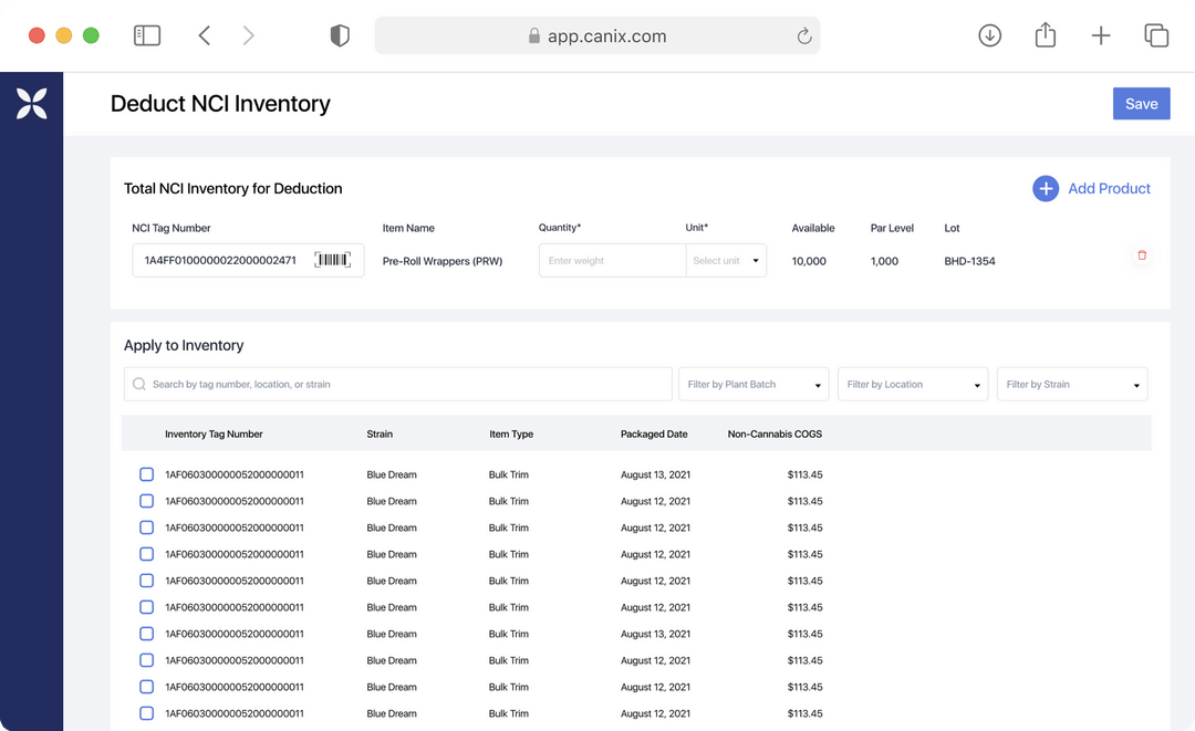 Canix | Cannabis ERP and Seed-to-Sale Software