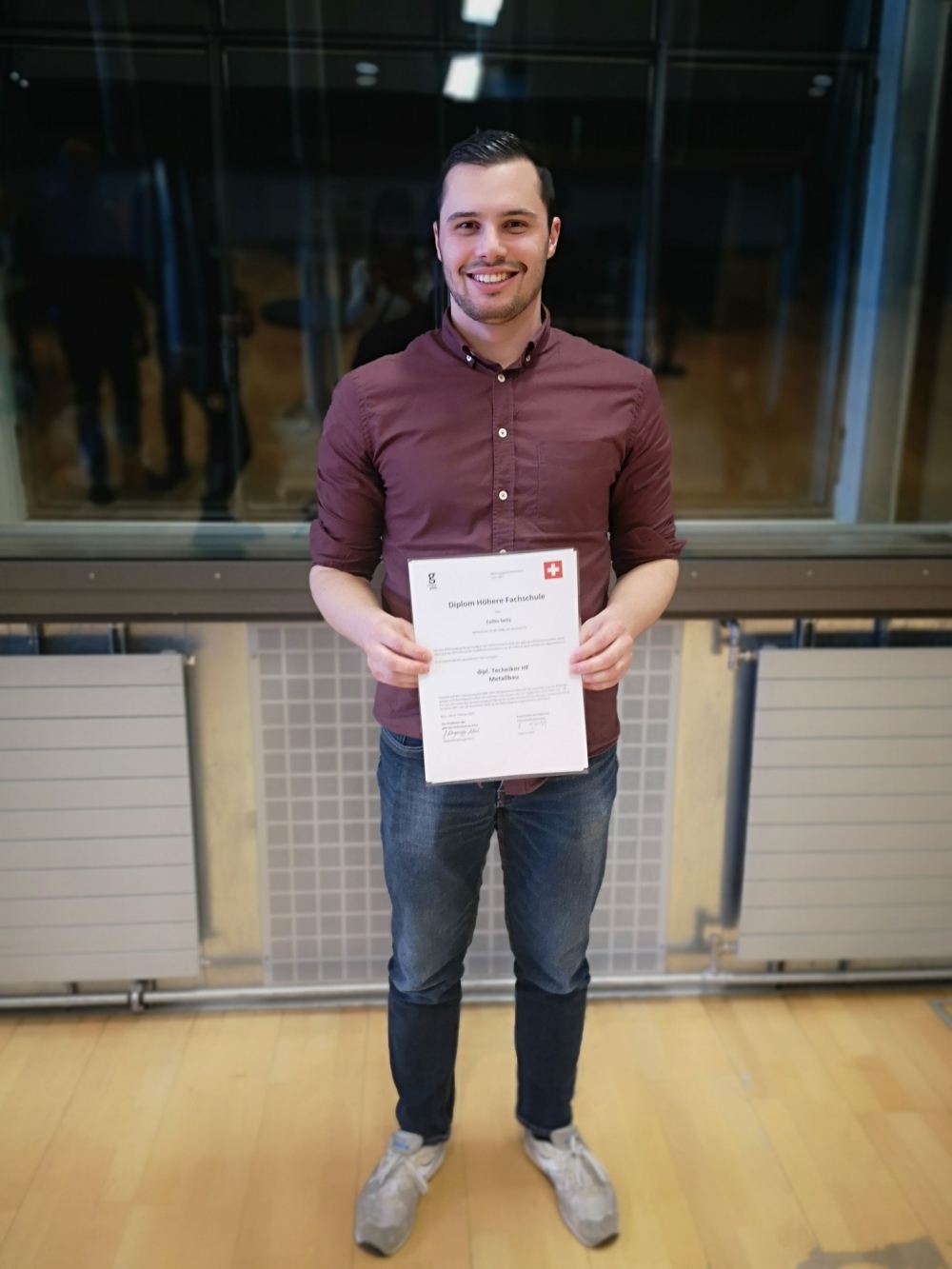 Prüfungserfolg Collin Seitz