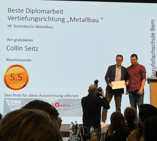 Prüfungserfolg Collin Seitz