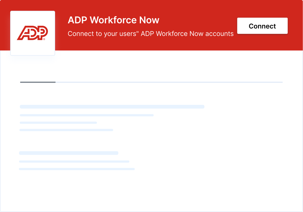Paragon | Embed a native ADP Workforce Now integration in your app