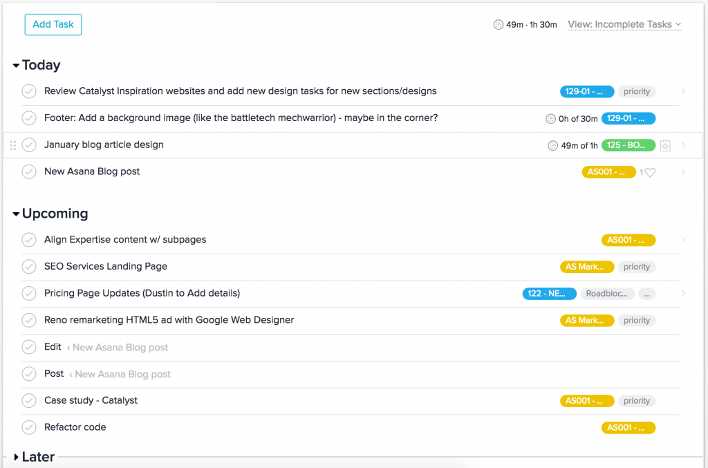 How We Use Asana - Activator Studios