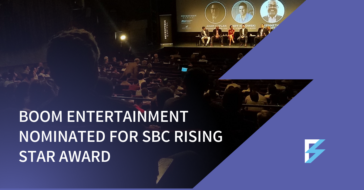 Boom Entertainment — Boom Entertainment Nominated For SBC Rising Star Award