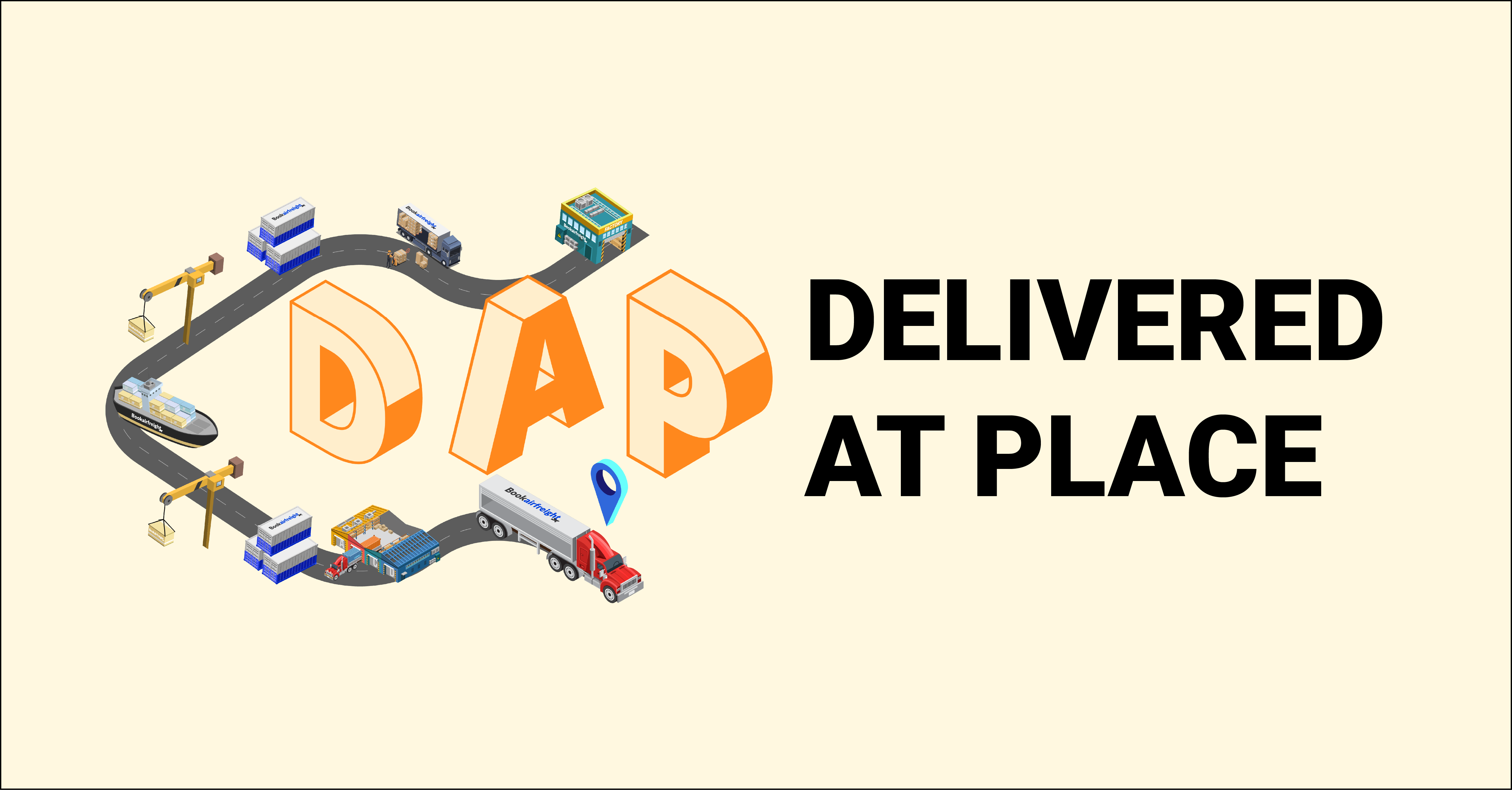 Delivered at Place (DAP) | Bookairfreight Shipping Terms Glossary