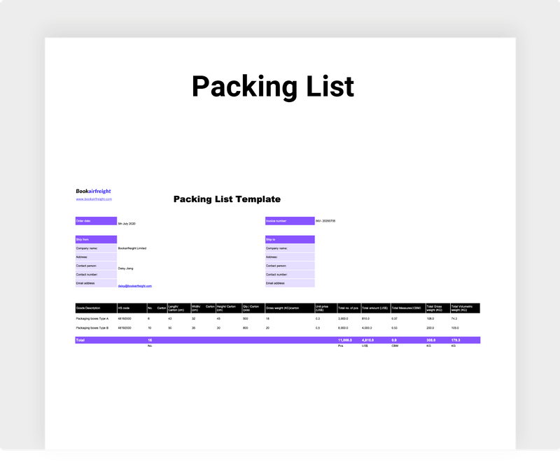 Bookairfreight: International Freight Shipping Documents