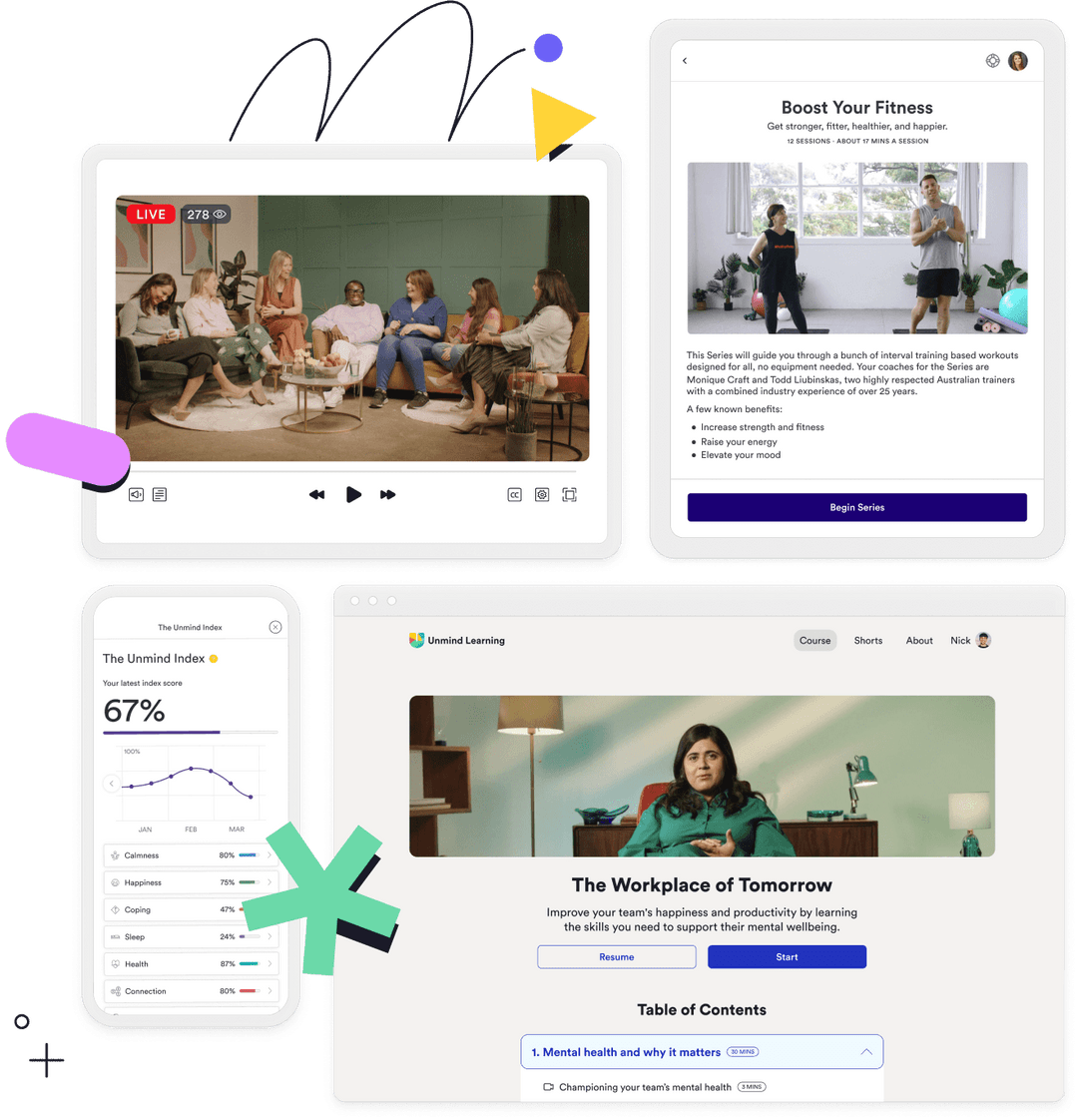 Unmind | Mental wellbeing. Done well. | Workplace Wellbeing