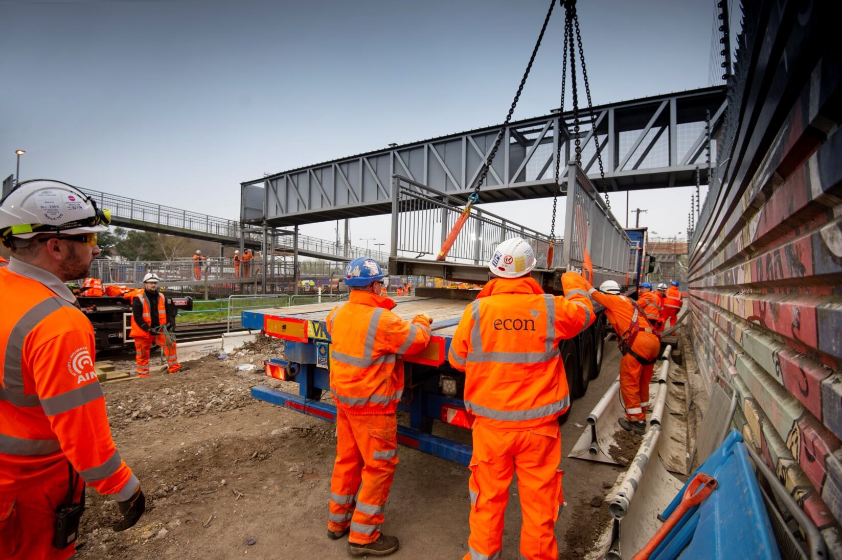 Feltham Cycle Footbridge - Case Study - Econ Group