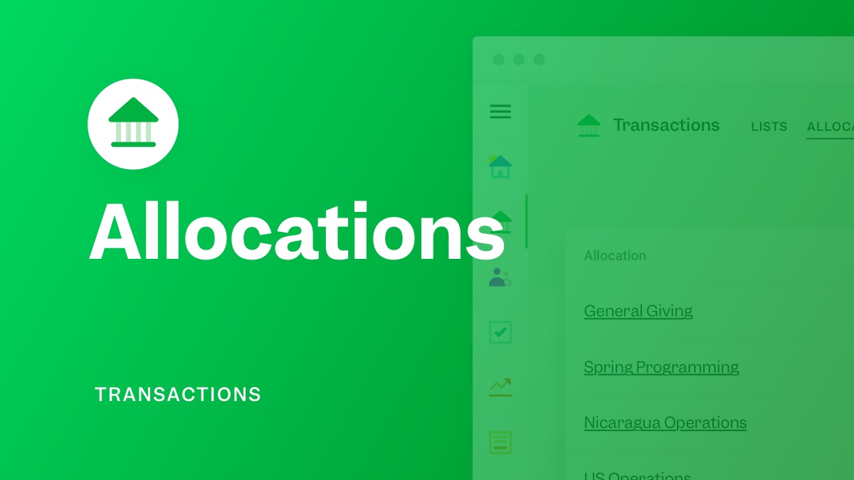 Allocations Lesson | Funraise University