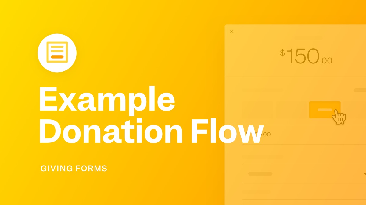 Example Donation Flow Lesson | Funraise University