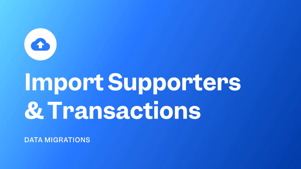 Data Migration Lesson | Funraise University