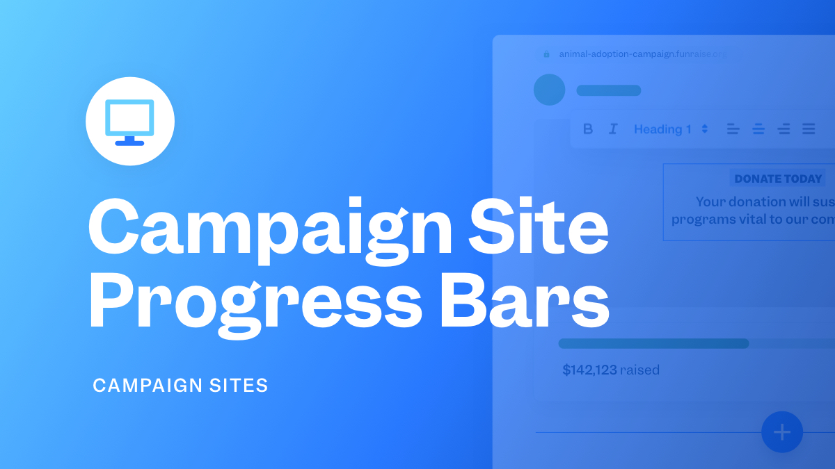 Progress Bars Lesson | Funraise University