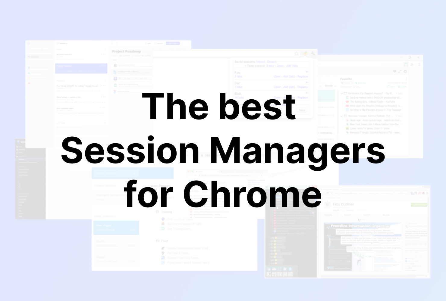 Best Session Manager Extensions for Chrome | Partizion