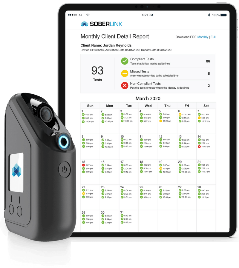 Soberlink Cellular | Best Remote Alcohol Monitoring Device