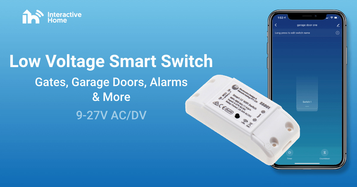 Low Voltage Smart Switch | Interactive Home