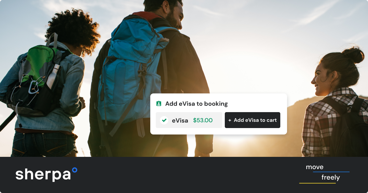 eVisa ancillary revenue | Products | sherpa°