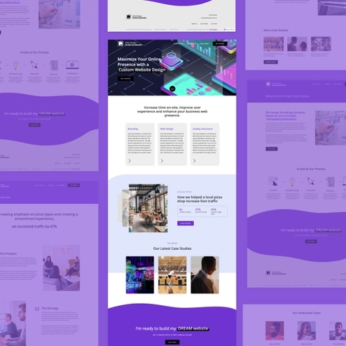 Agency Template | Templates | Black Illustrations