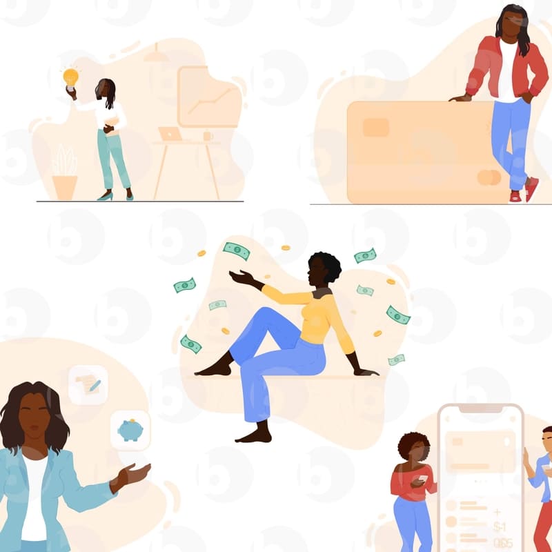 Illustrations of Black People for Your Next Digital Project | Black ...