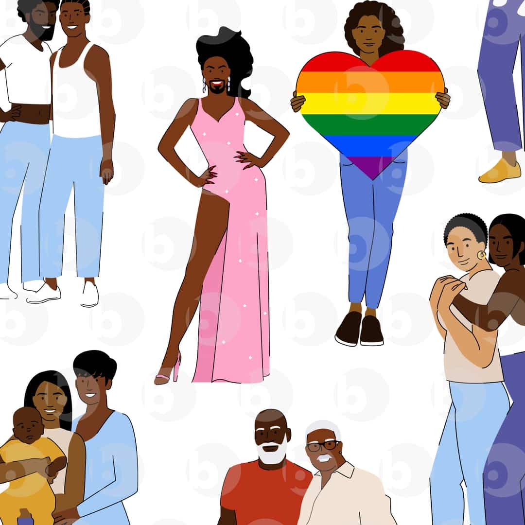 Black Illustration Packs | African American Illustrations