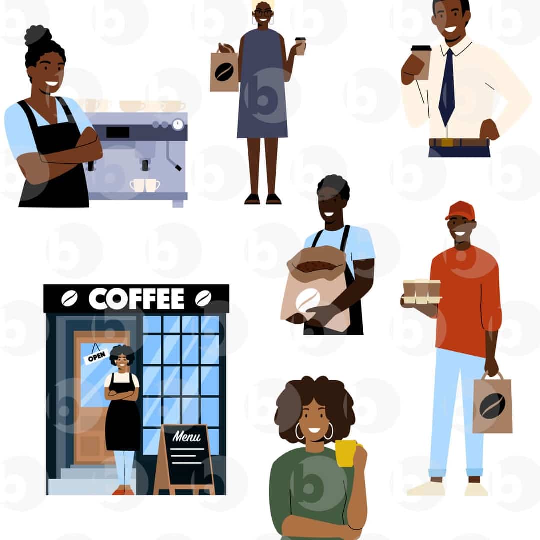 Illustrations of Black People for Your Next Digital Project | Black ...