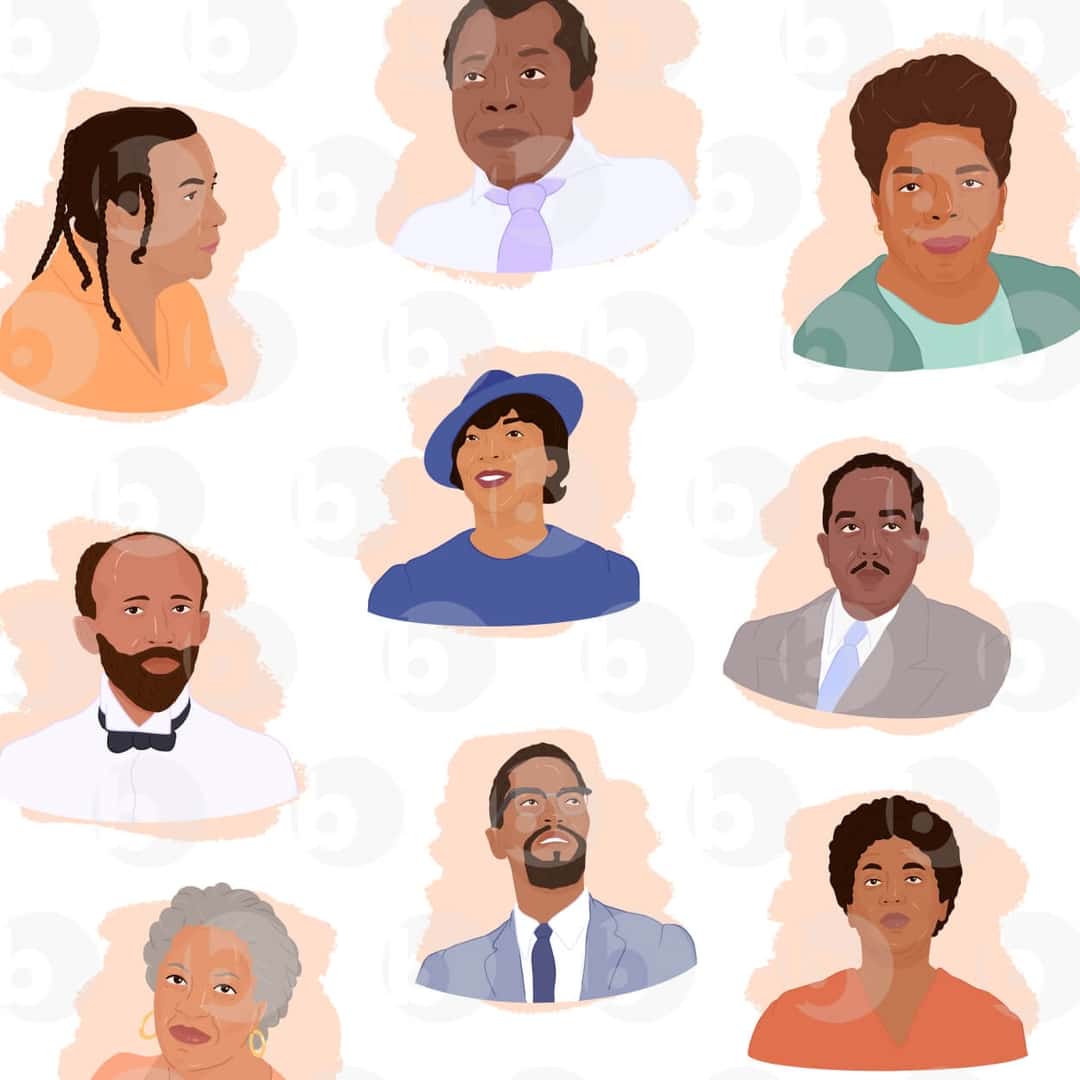 Black Illustration Packs | African American Illustrations