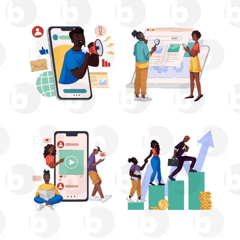 Illustrations of Black People for Your Next Digital Project | Black ...