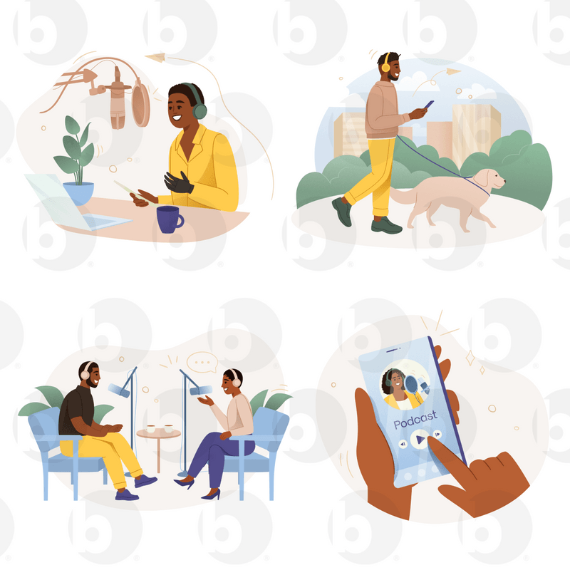Illustrations of Black People for Your Next Digital Project | Black ...