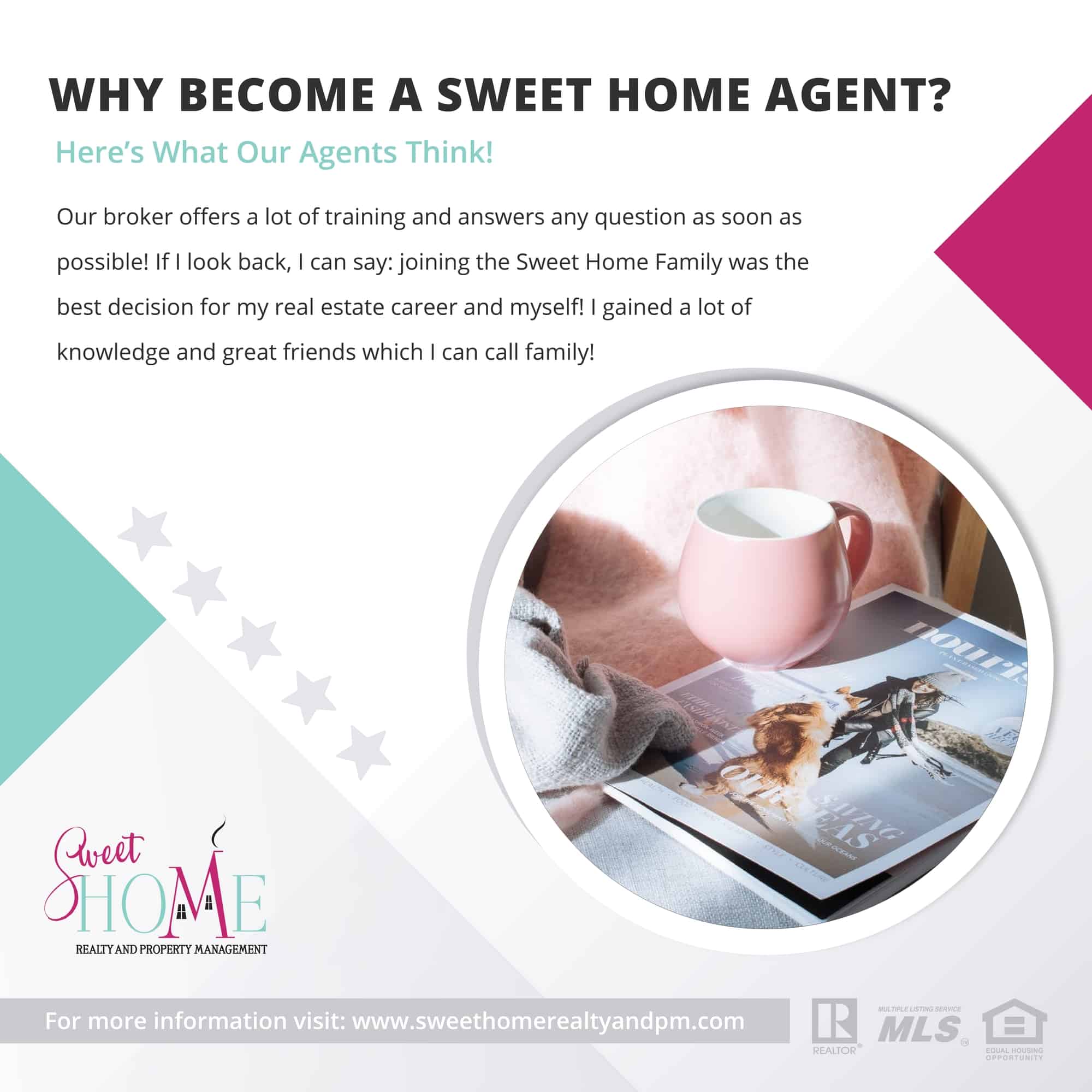 Become an Agent | Sweet Home Realty and Property Management ...