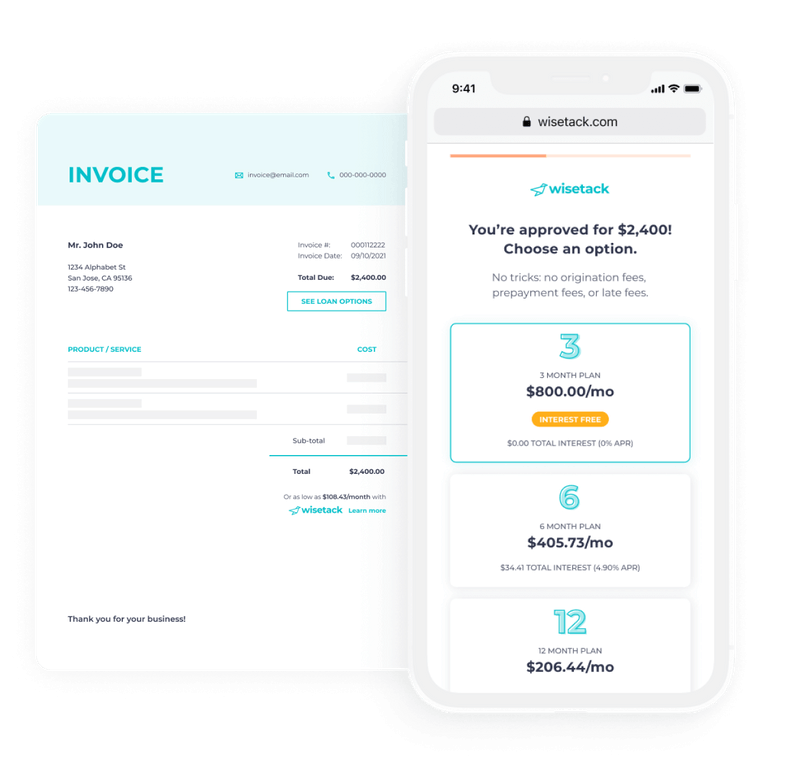 Wisetack for Home Services