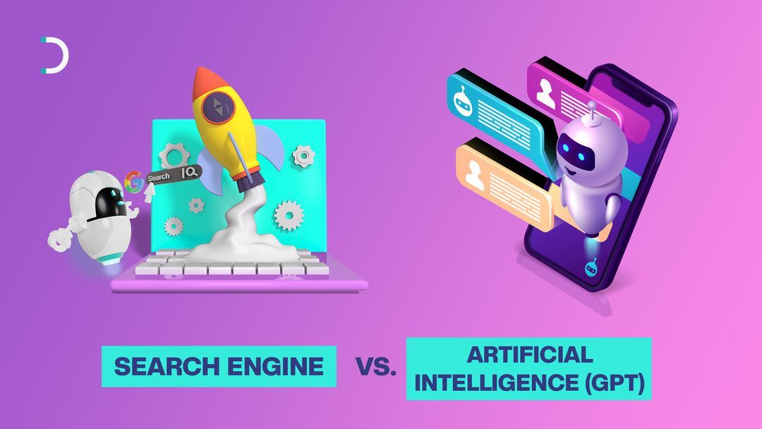 Search Engine VS Artificial Intelligence (GPT)