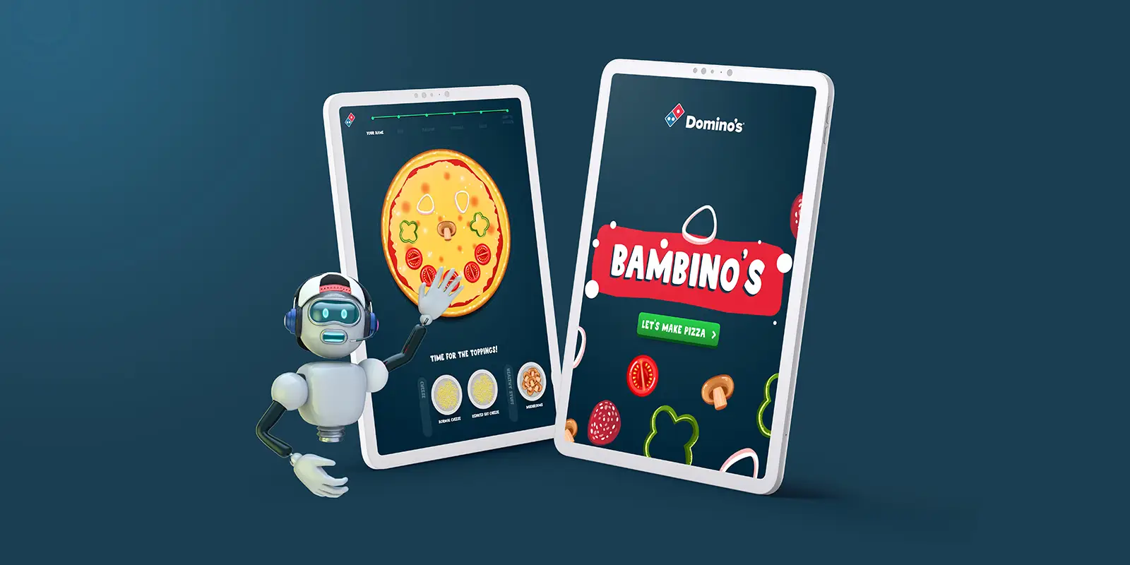 Dominos Pizza App Concept | Concept Tablet App Design by Pixel Jam