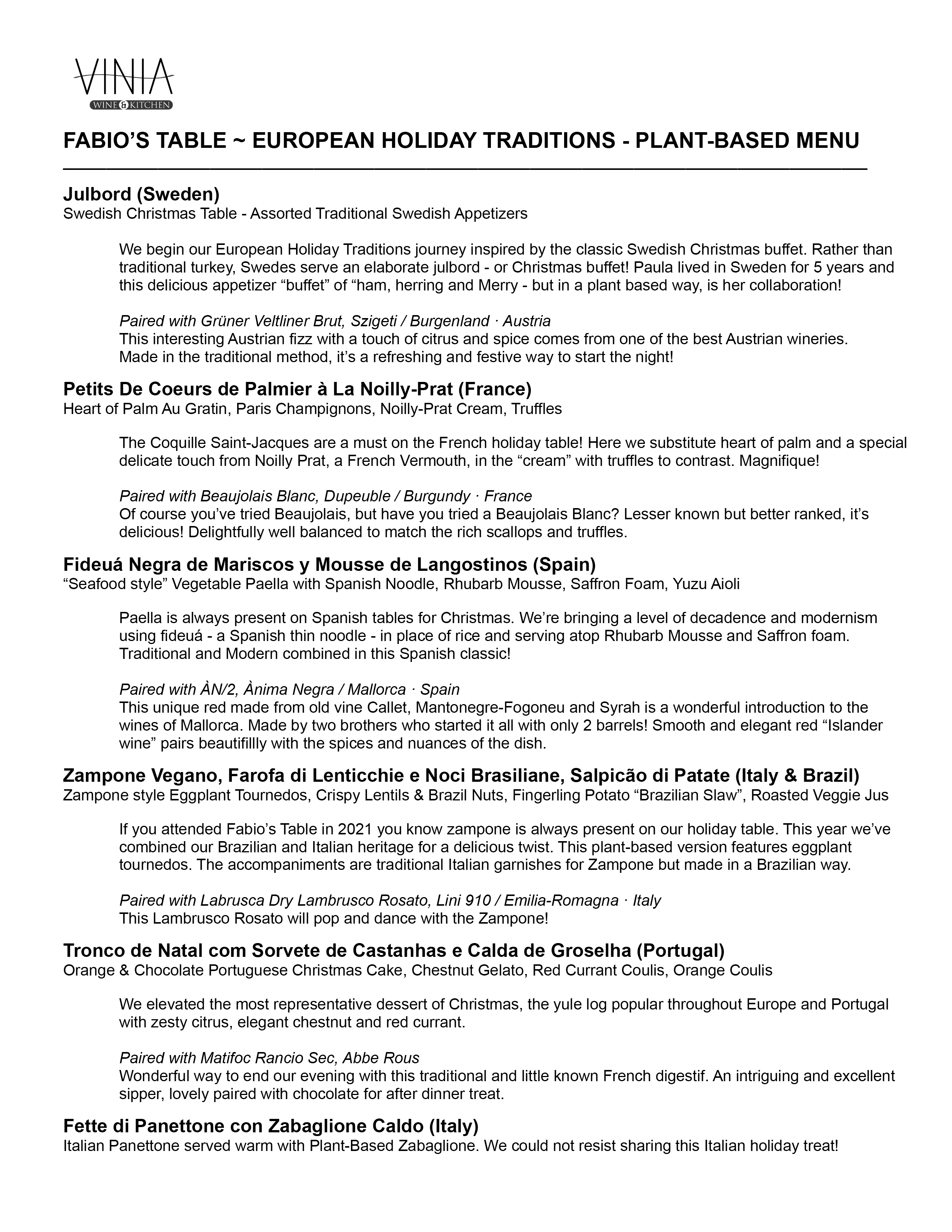 VINIA Wine & Kitchen