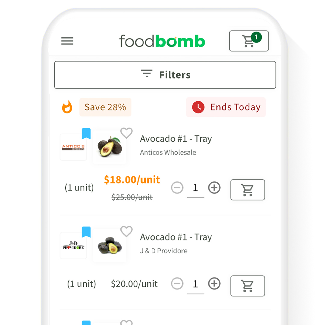 Foodbomb | Wholesale Marketplace