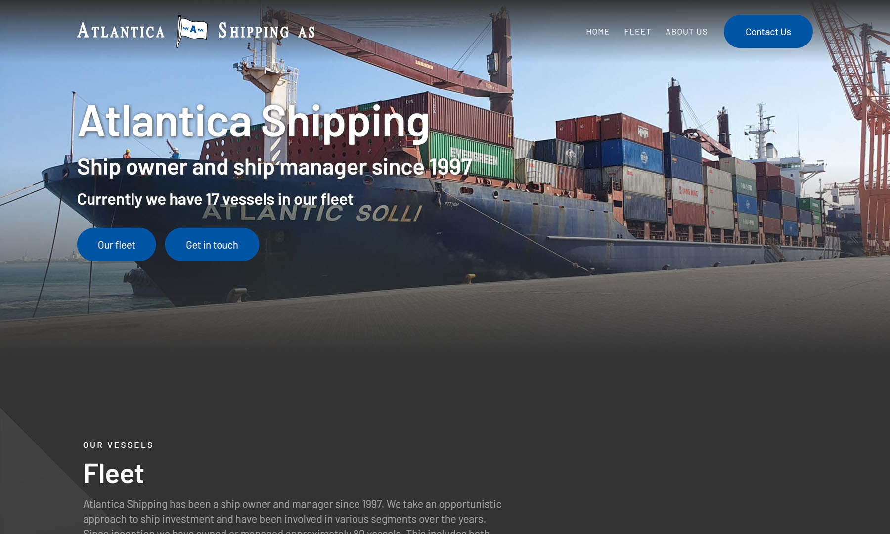 Atlantica Shipping AS - Ship owner and ship manager