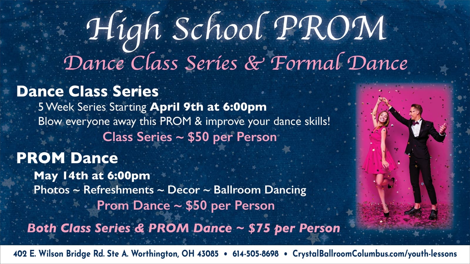 Ballroom Dancing Events | Crystal Ballroom Dance Center