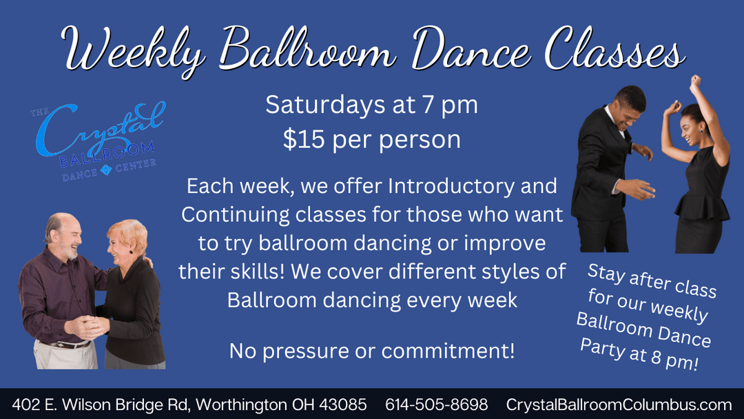Ballroom Dancing Events | Crystal Ballroom Dance Center