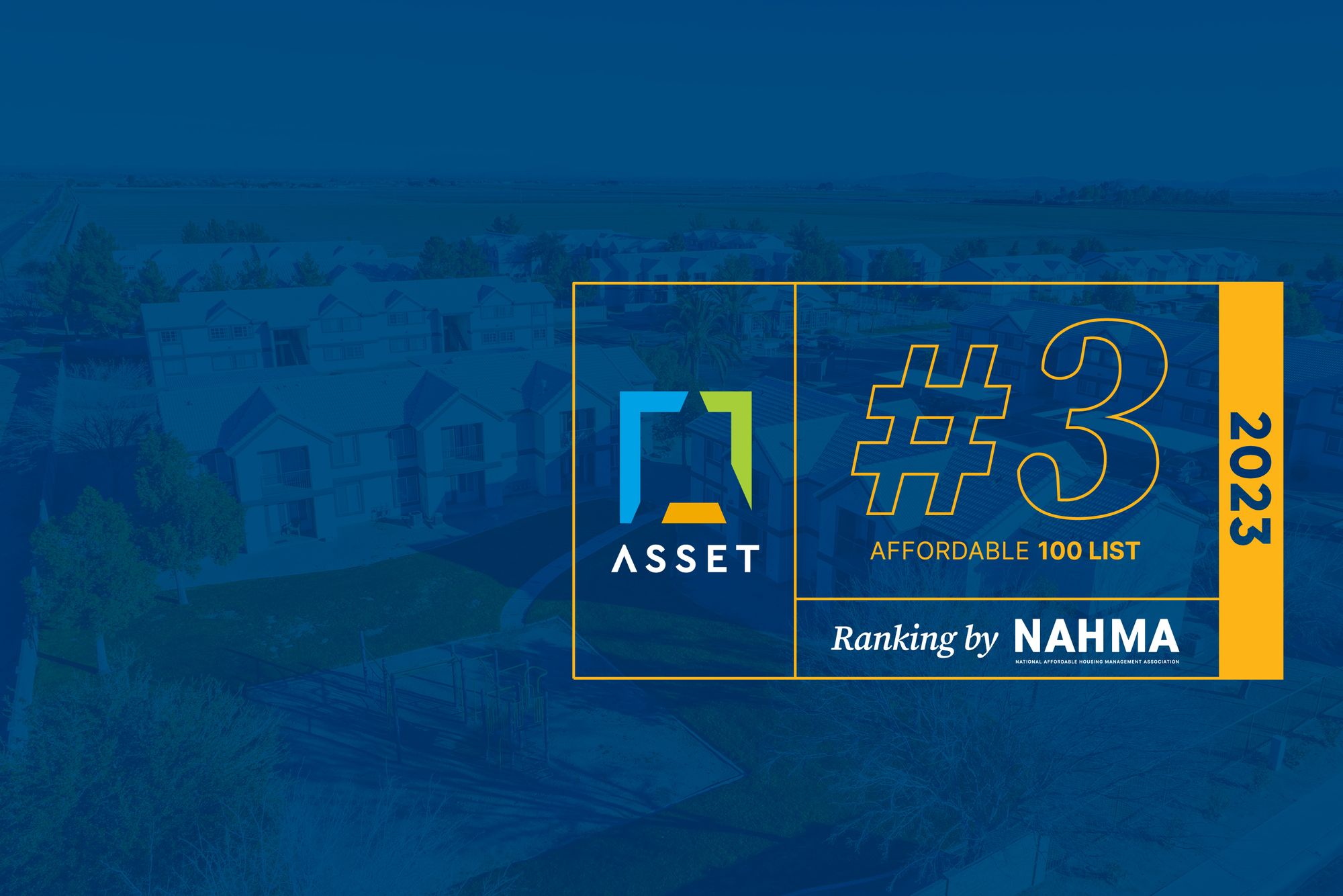 Asset Living Ranks No. 3 on NAHMA's 2023 Affordable 100 List
