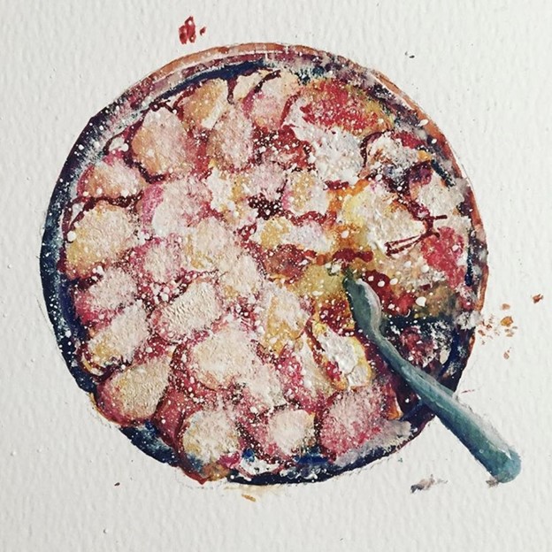 Bella Chipperfield | Portfolio | Apple Crumble Illustration