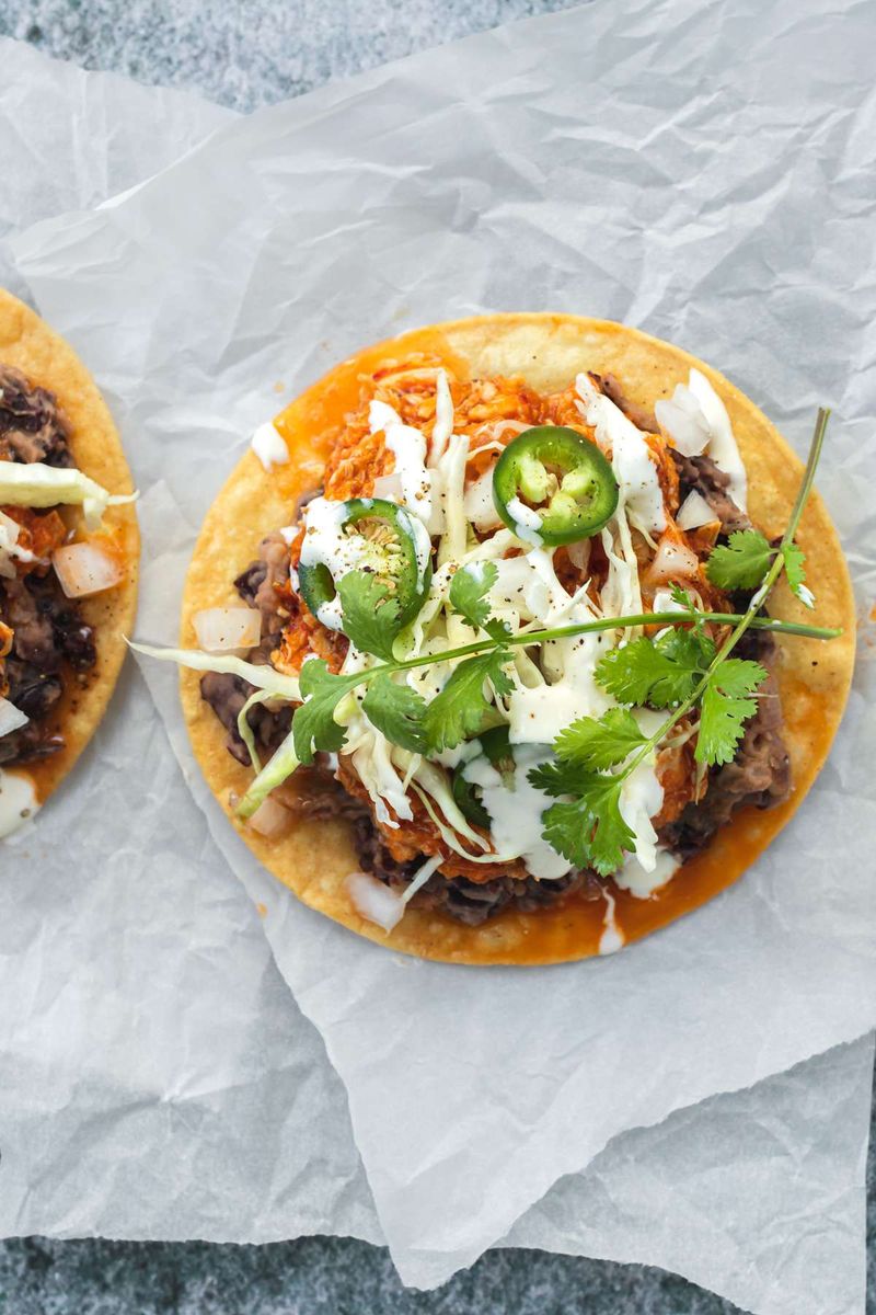Chicken Tinga Tostadas | The Maker Makes
