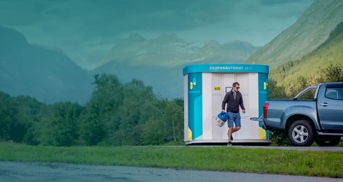 Propane vending machine