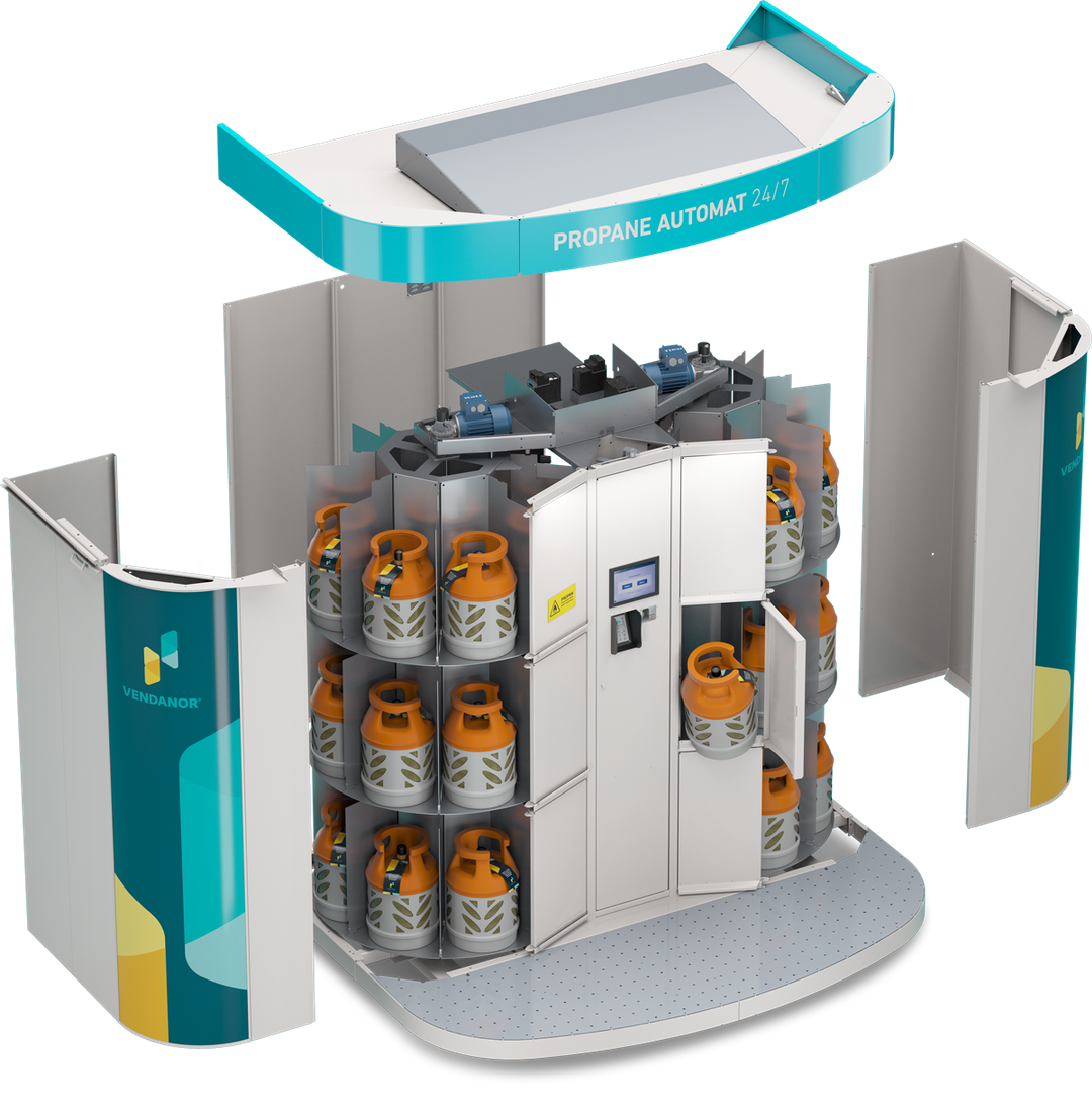 Propane vending machine